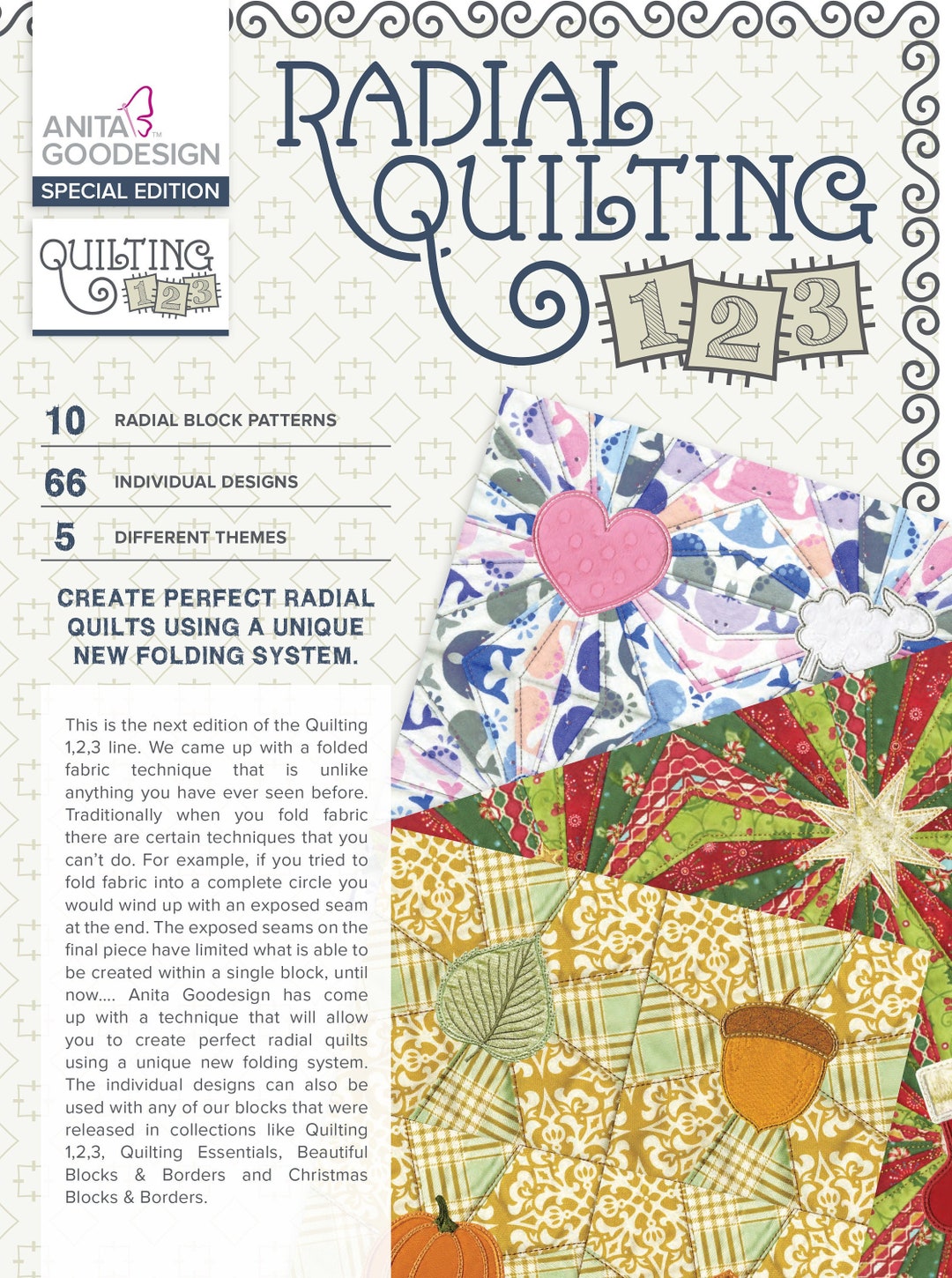 Radial Quilting 1,2,3 Anita Goodesign NEW * - Etsy
