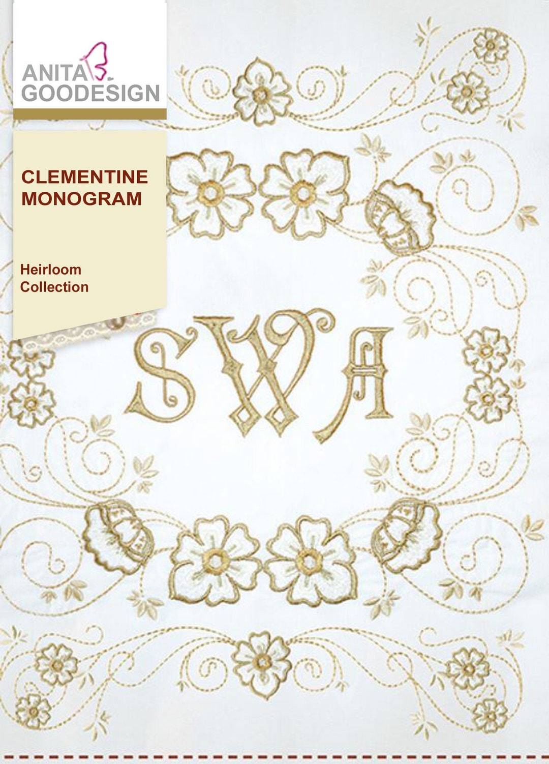 Clementine Monogram Anita Goodesign New Sealed - Etsy
