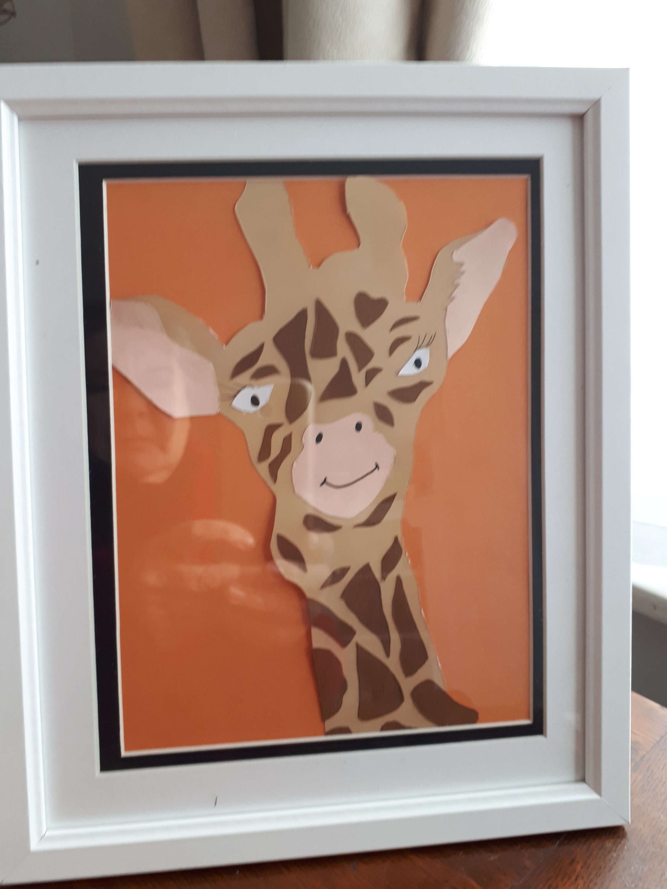 Handcrafted Paper Cutting Giraffe | Etsy