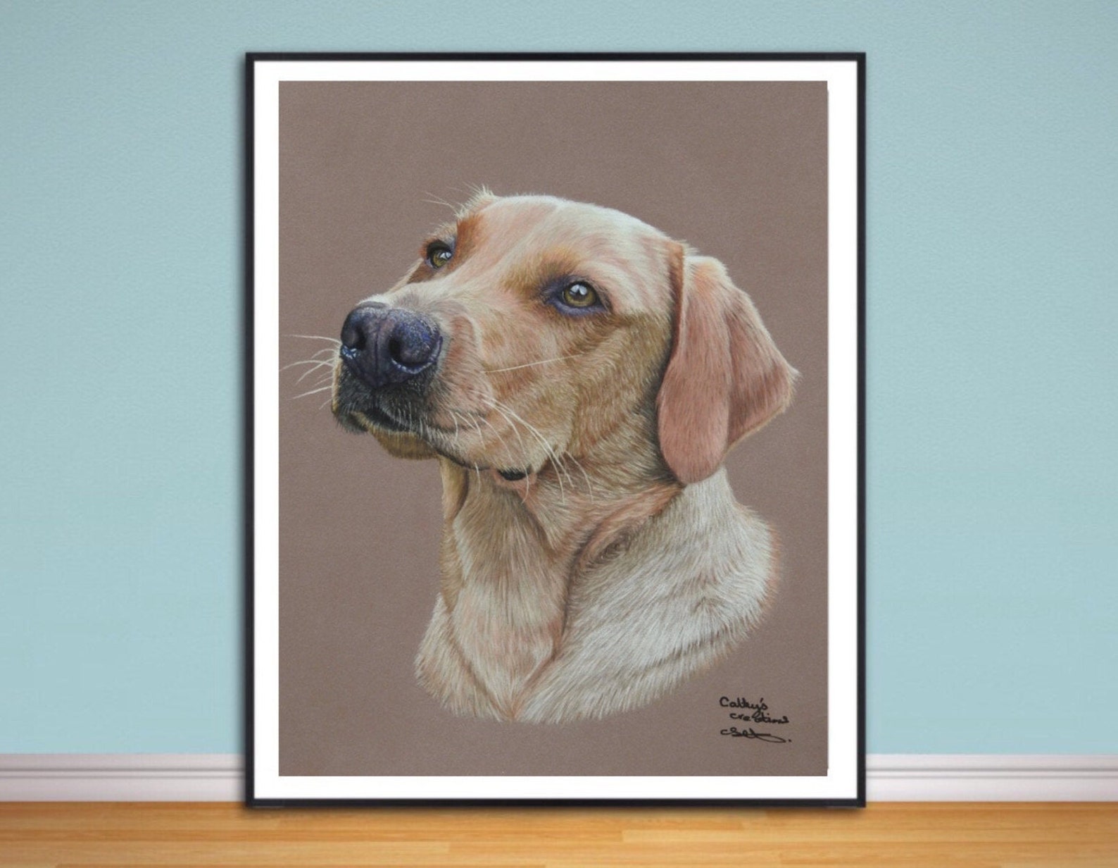 Fox Red Labrador Fine Art Giclee Print From Hand Drawn - Etsy UK