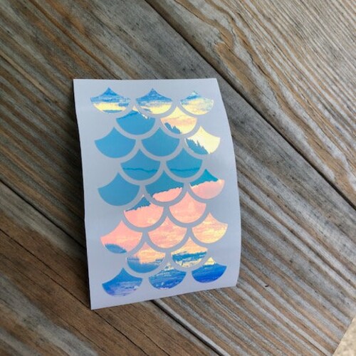 Mermaid Scales Decal - Etsy