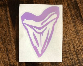 Shark Tooth Decal | Etsy