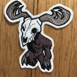 Wendigo Embroidery Design: Cryptid Monster Patch, 4x4 ITH (digital File) - Etsy