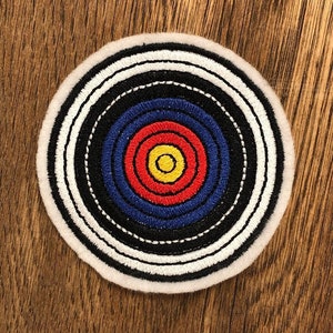 Archery Target Sport Patch Design Machine Embroidery Pattern in the ...