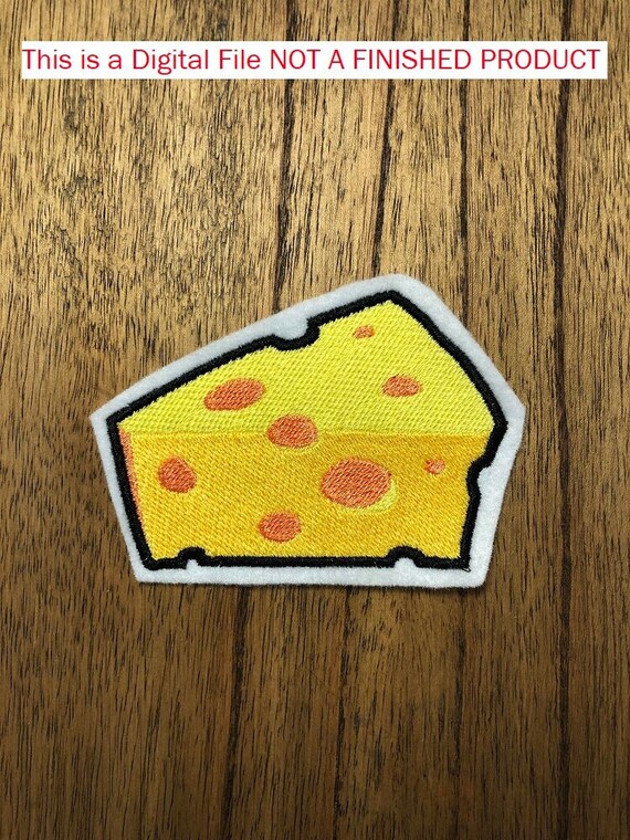 Just Cheese patch Anime Food Cartoon Play ITH 4x4 - Etsy