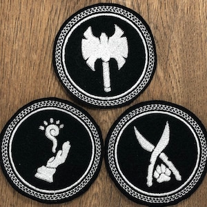 Dice Bag Barbarian, Wizard & Ranger Dungeons and Dragons Classes RPG ...