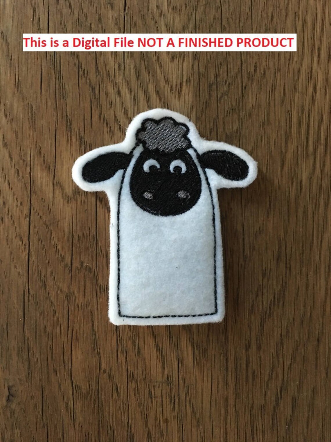 Sheep Finger Puppet 2 sizes ITH 4x4 Machine Embroidery | Etsy
