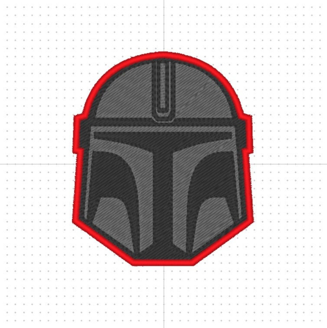 Mandalorian Star Wars Patch Design. Machine Embroidery Pattern in the ...