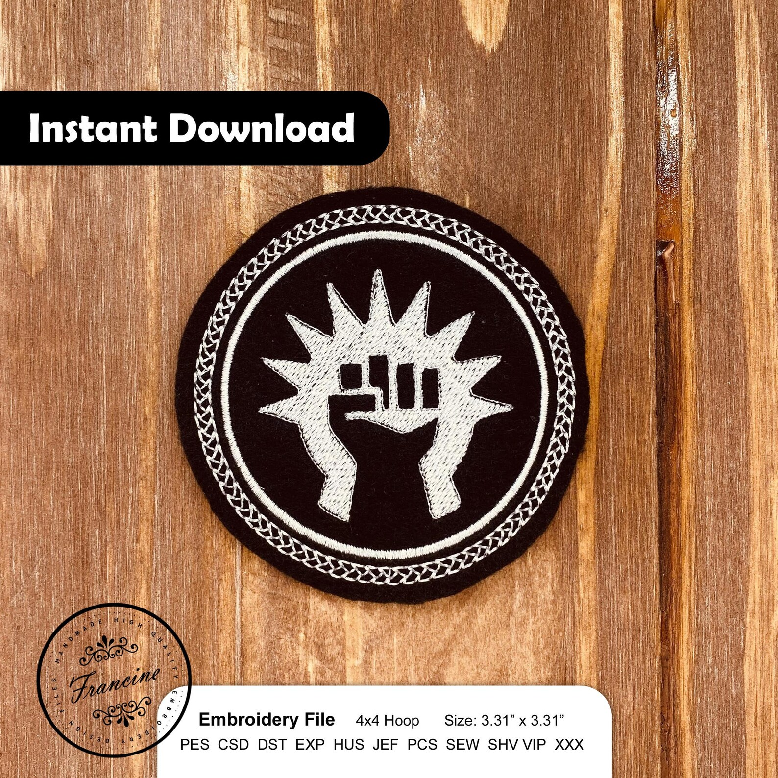 MTG Boros Legion & Selesnya Conclave Patch: 4x4 Embroidery Design ...