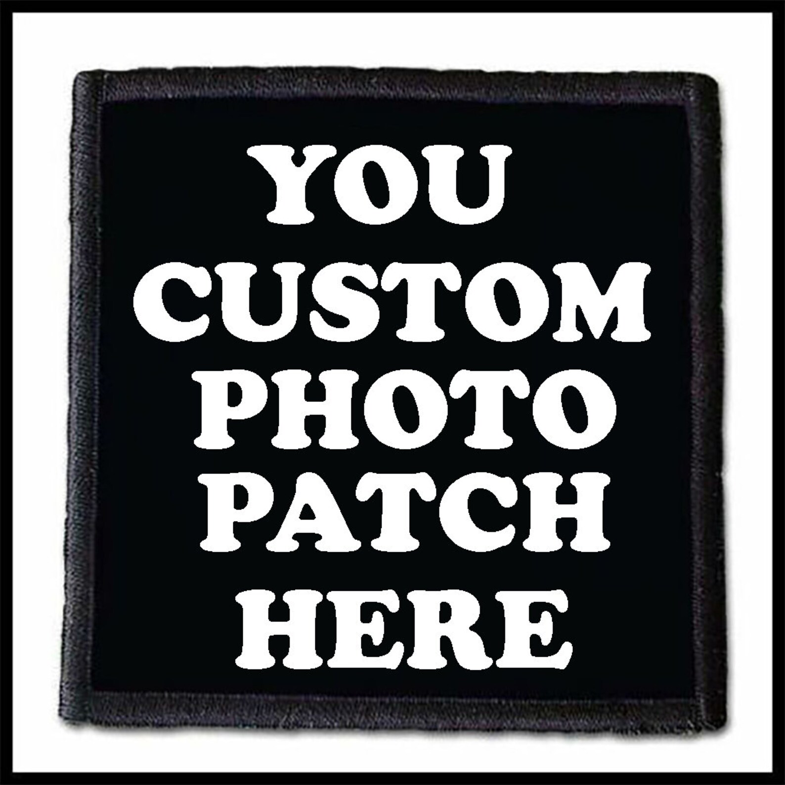 Square Patch Custom Patch Photo Patch Personalized Patch | Etsy
