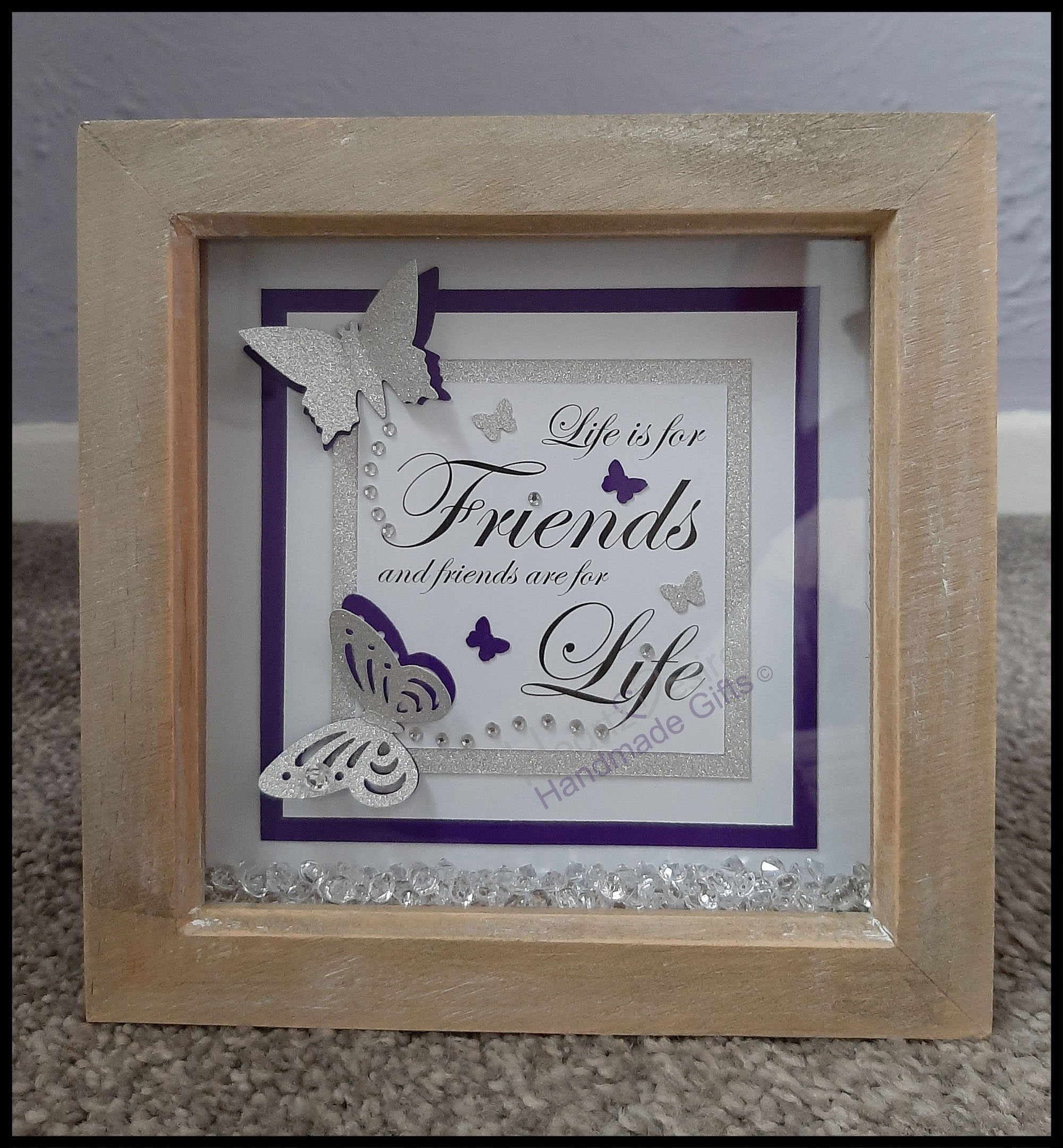 Personalised Box Frame Gifts for Friends Birthday Gifts - Etsy UK