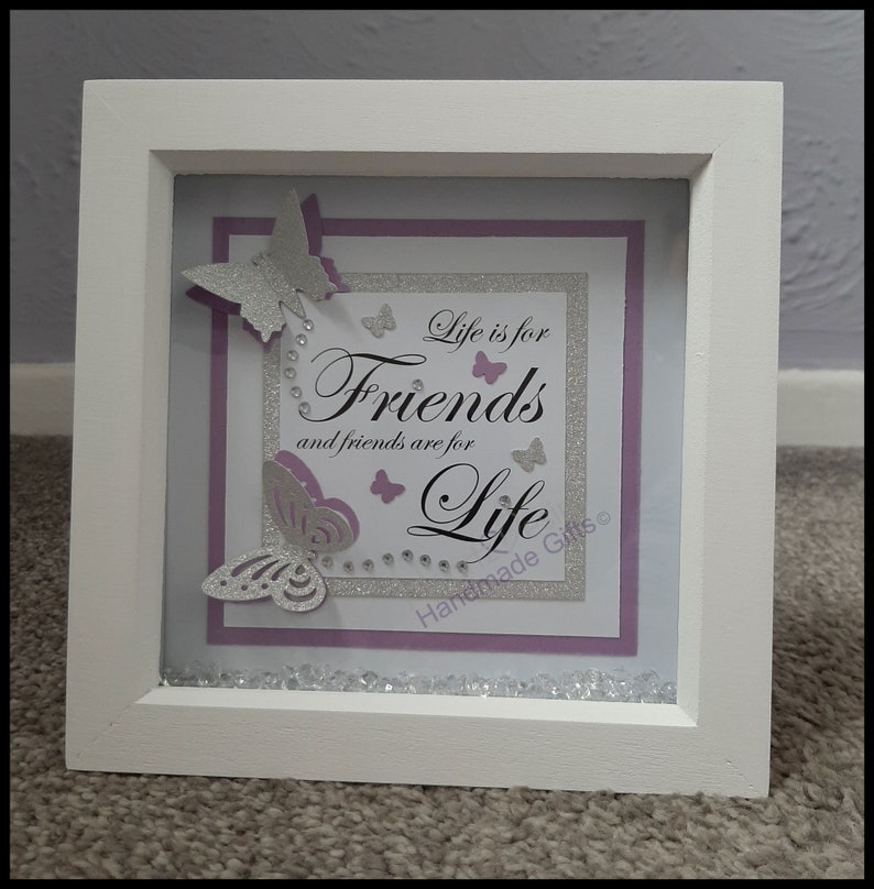 Personalised Box Frame, Gifts for Friends, Birthday Gifts, Special ...