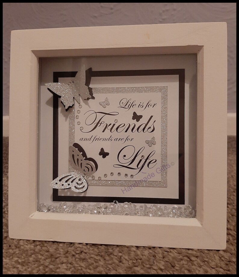 Personalised Box Frame, Gifts for Friends, Birthday Gifts, Special ...