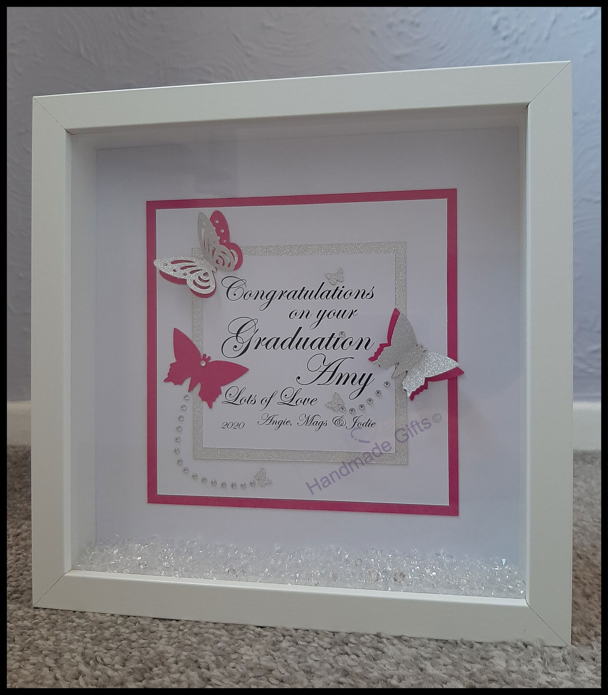 Personalised Box Frame, Graduation Gift, Graduation Box Frame ...
