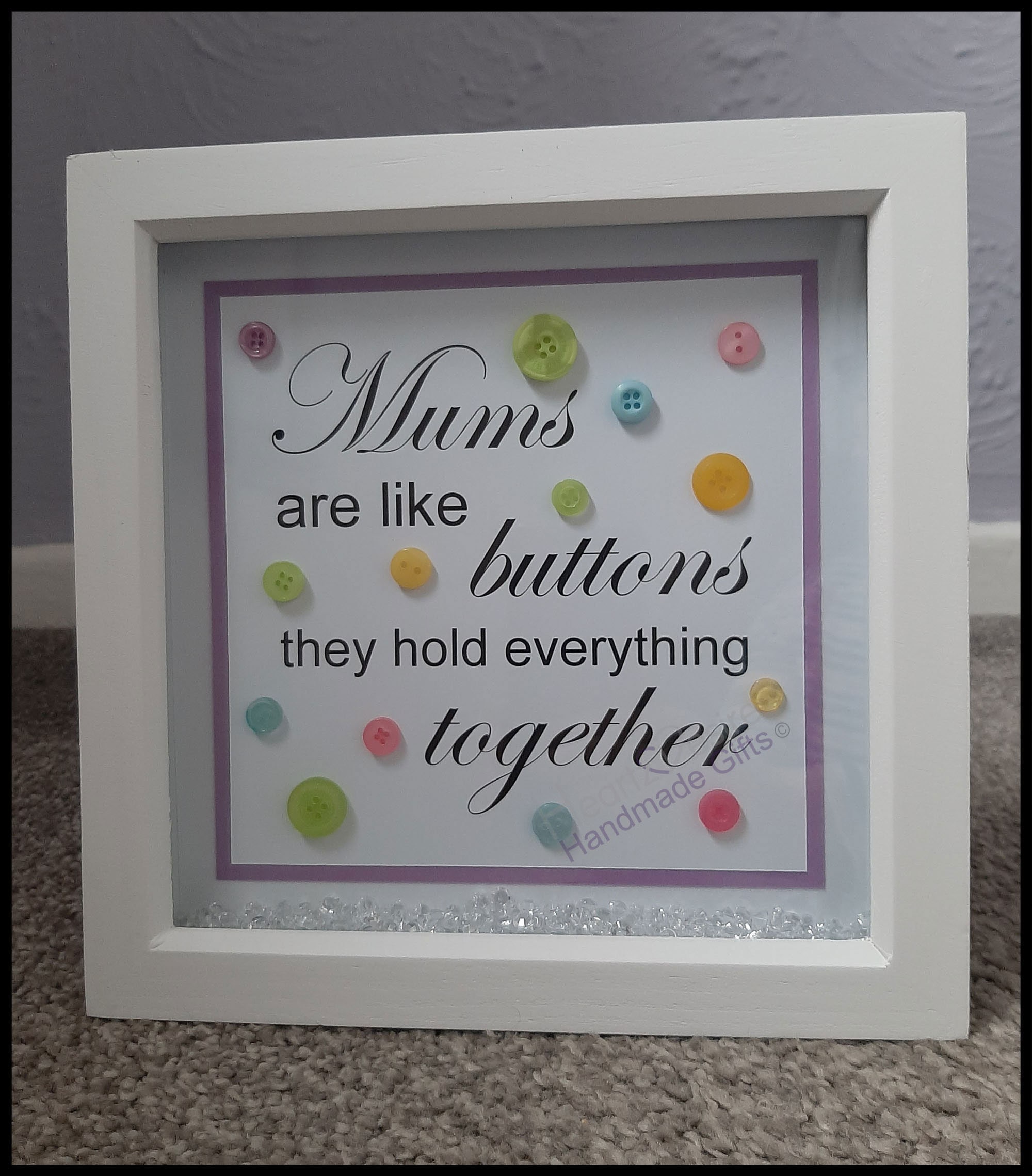 Personalised Box Frame, Gift for Mum, Mothers Day Gift, Birthday Gift ...