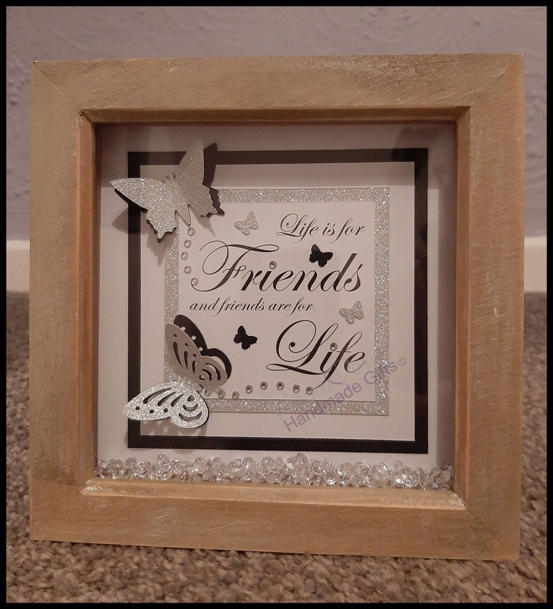 Personalised Box Frame, Gifts for Friends, Birthday Gifts, Special ...