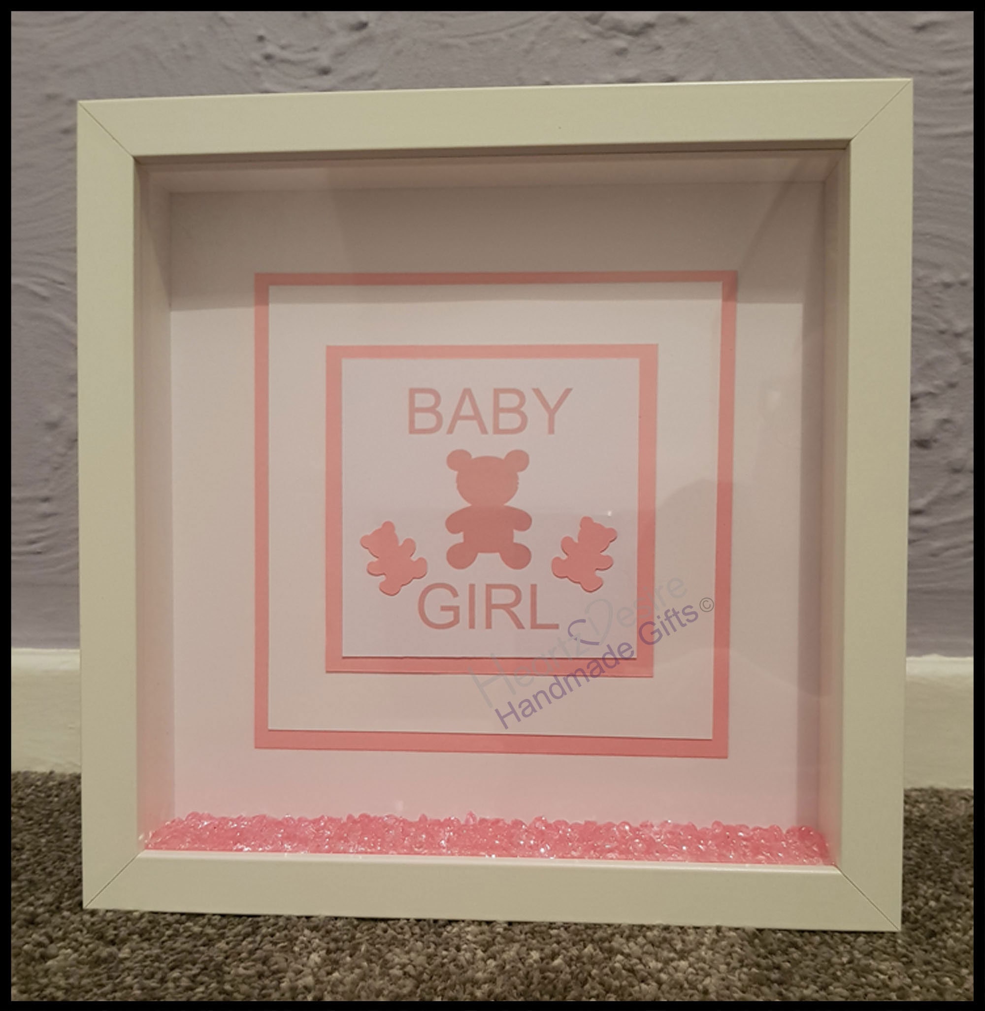 Personalised Box Frame New Baby Gift Baby Girl Gift Baby - Etsy