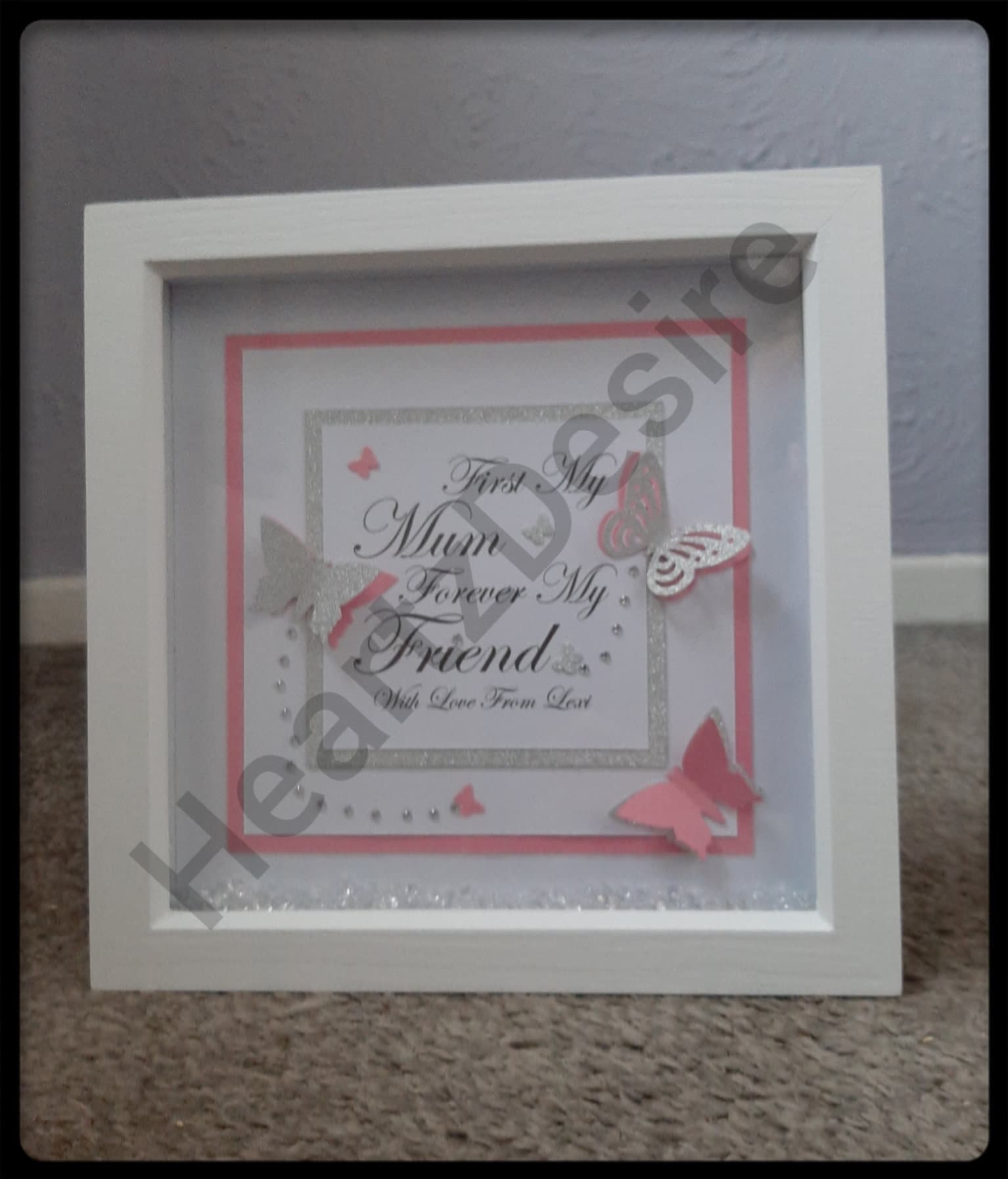 Personalised Box Frame, Gifts for Mum, Mothers Day Gifts, Birthday Gift ...
