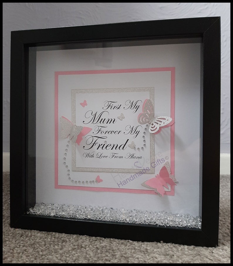 Personalised Box Frame, Gifts for Mum, Mothers Day Gifts, Birthday Gift ...