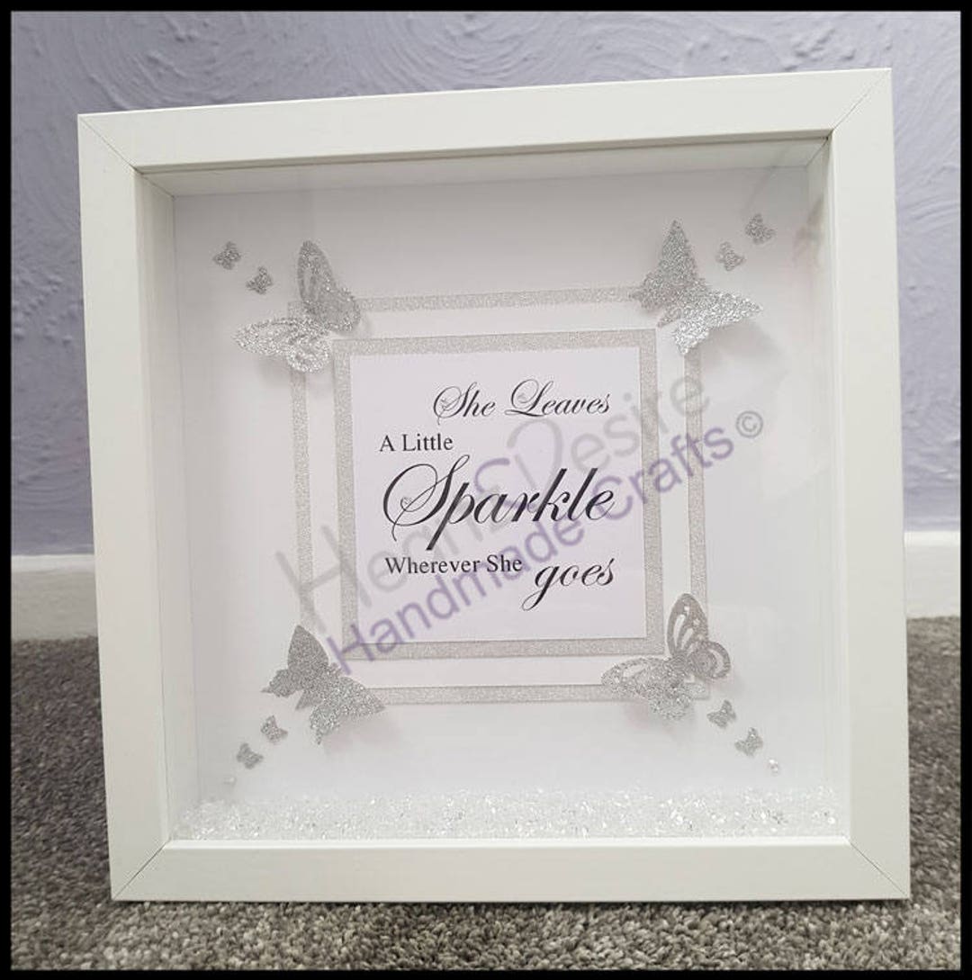 Personalised Box Frame Gifts for Friends Birthday Gifts - Etsy UK