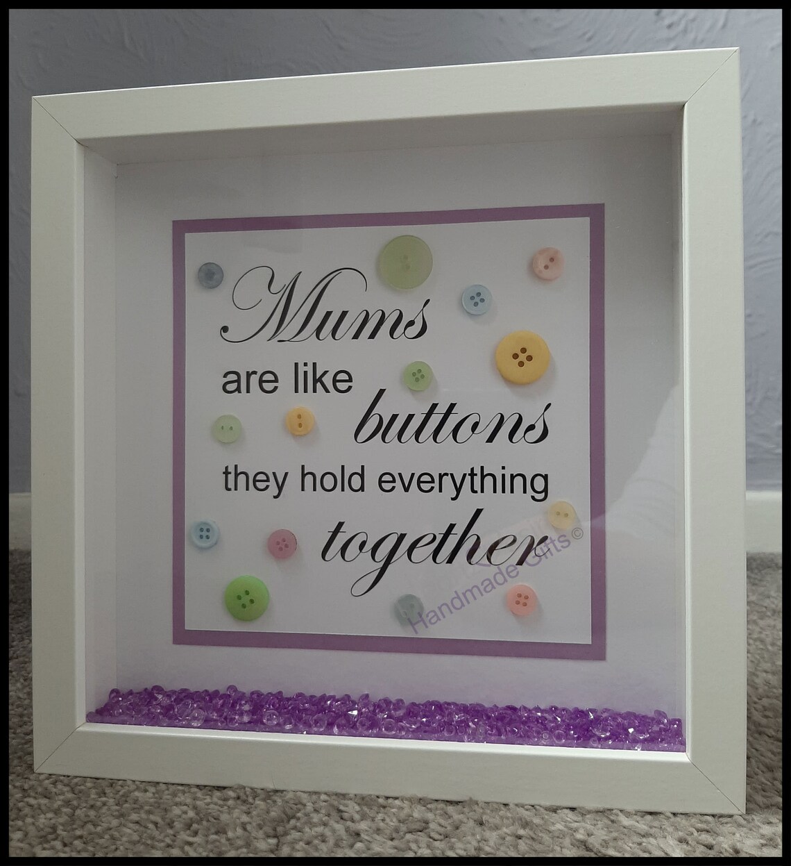 Personalised Box Frame, Gift for Mum, Mothers Day Gift, Birthday Gift ...