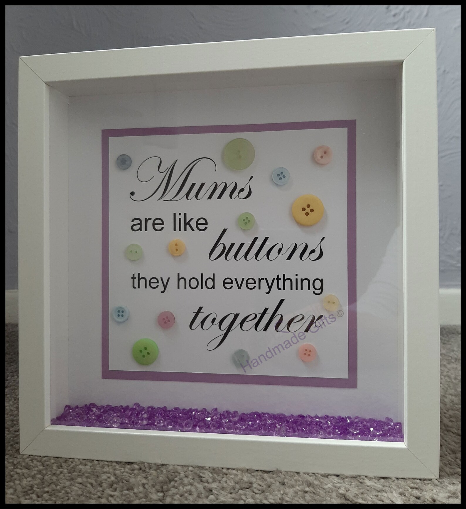 Personalised Box Frame, Gift for Mum, Mothers Day Gift, Birthday Gift ...