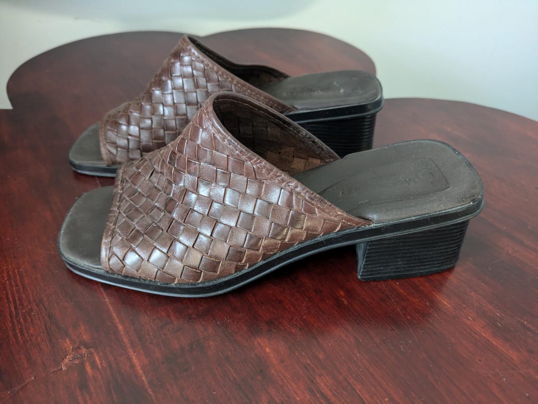 Woven Leather Sandals - Etsy
