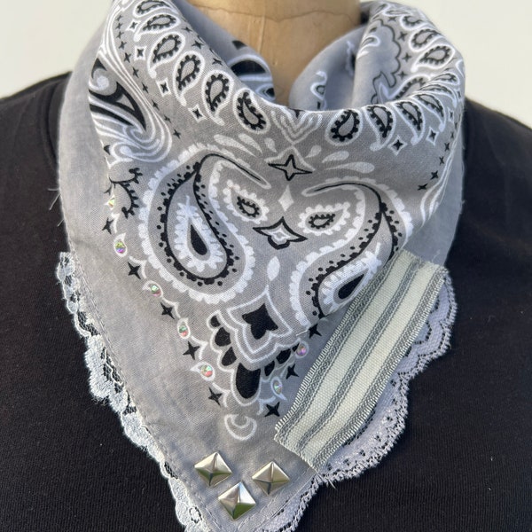 Embellished Bandana - Etsy