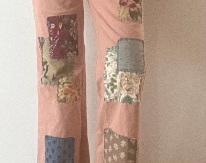 Patched Upcycled Pants, Festival Inspo, Size 10 Hippie Jeans, Boho ...