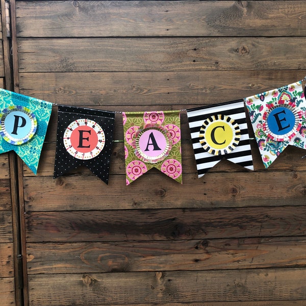 Peace Banner - Etsy