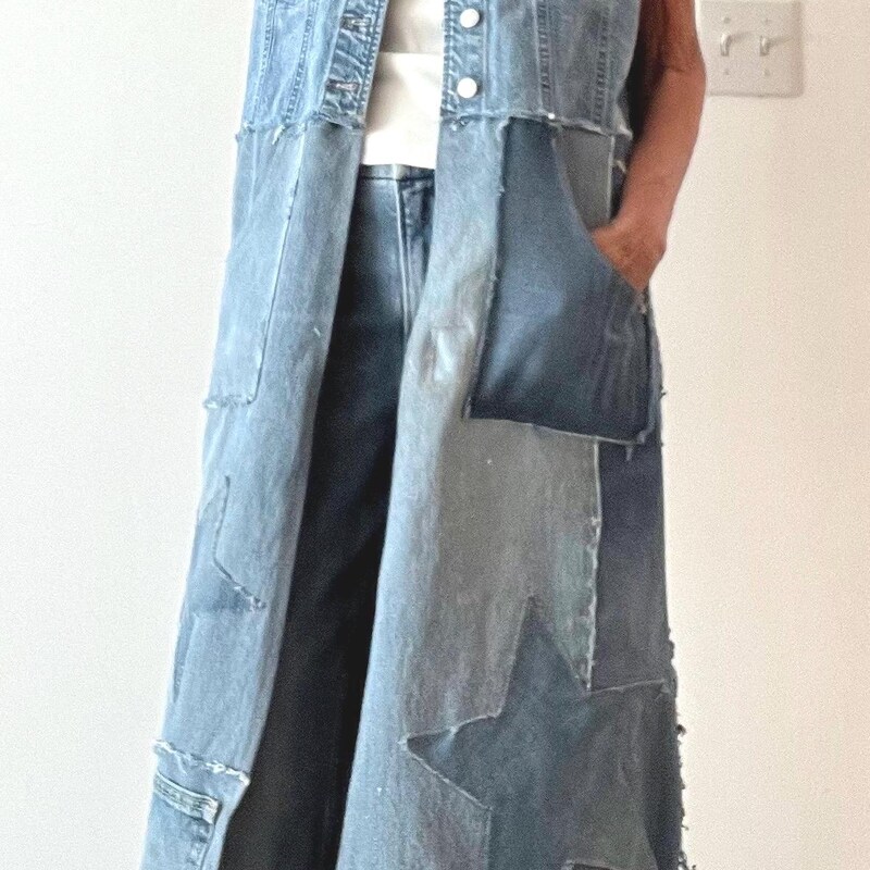 Denim Duster - Etsy