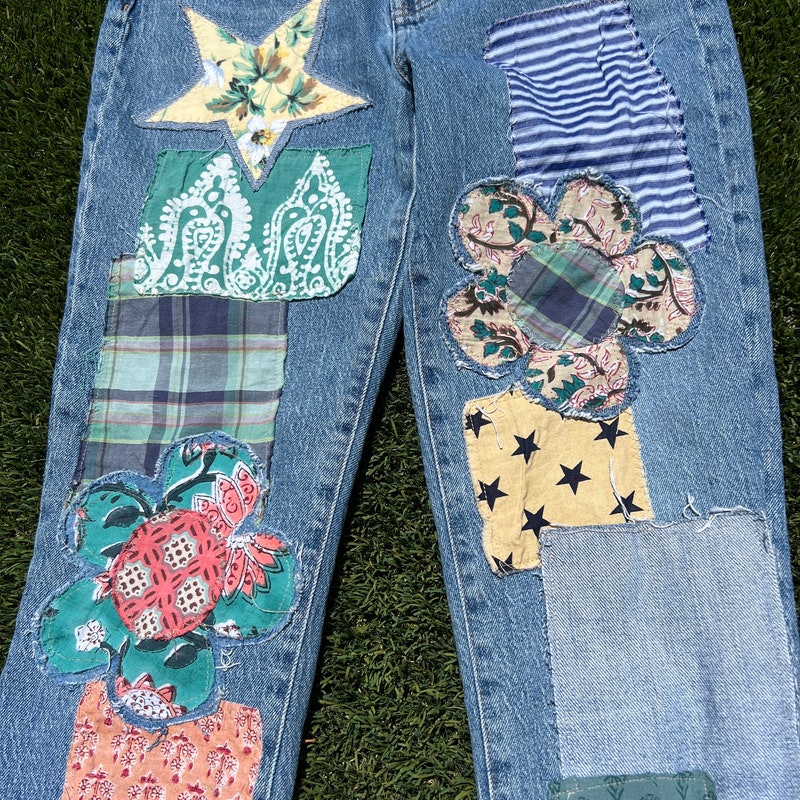 Patch Pants - Etsy