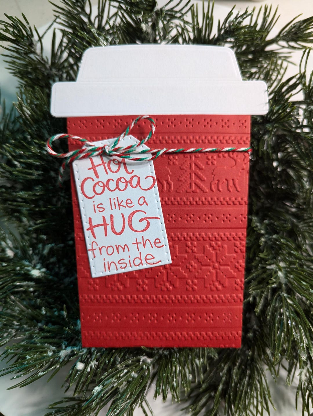 Gift Card Holder, Hot Cocoa Gift Card Holder, Handmade Holiday Card - Etsy