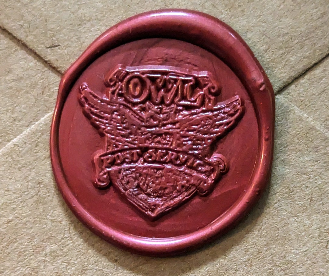 Owl Post Wax Seal Stickers - Etsy