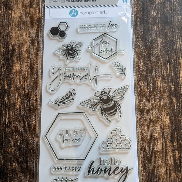 Bee Stamp - Etsy