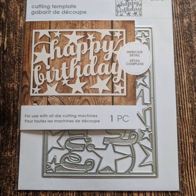 Happy Birthday Cutting Dies - Etsy