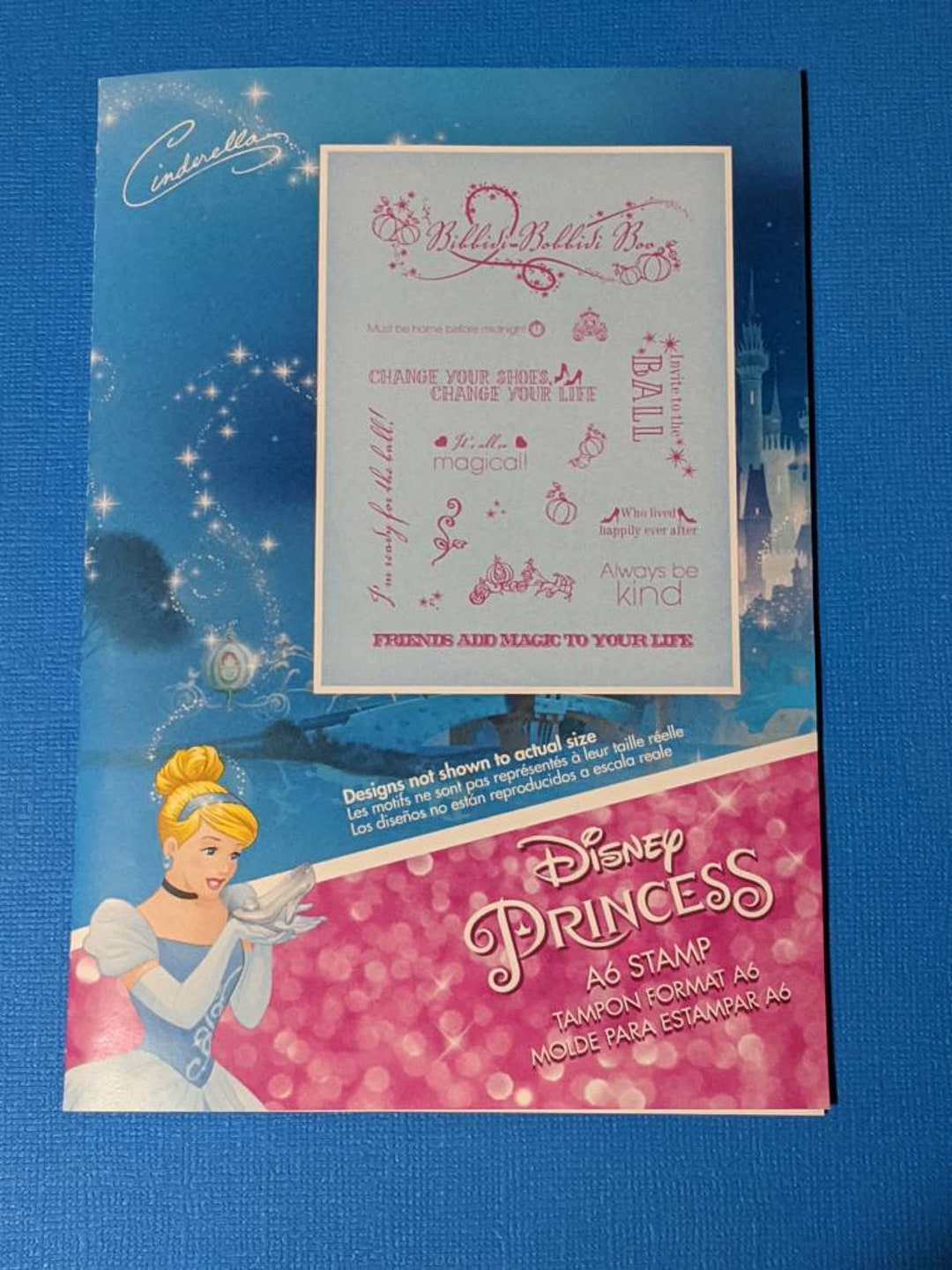 Stamps Disney Princess Cinderella Clear Cling Stamp Set - Etsy