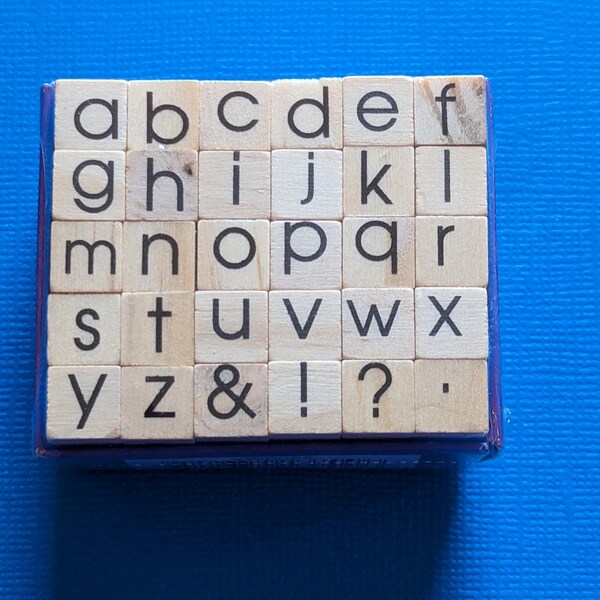 Alphabet Stamps - Etsy
