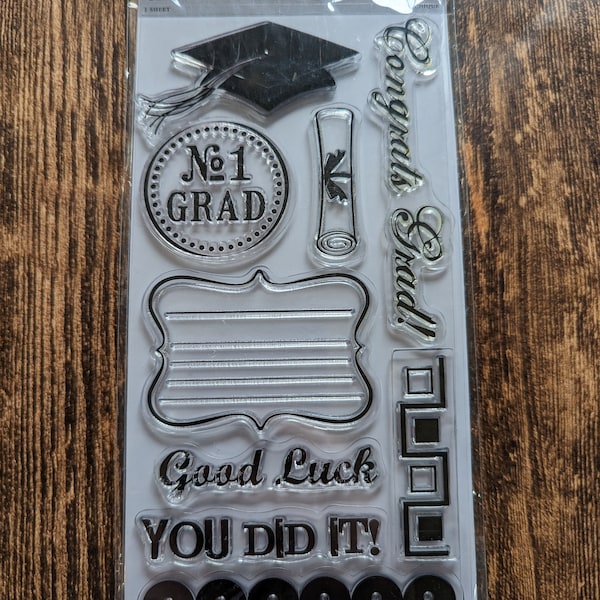 Graduation Stamp - Etsy