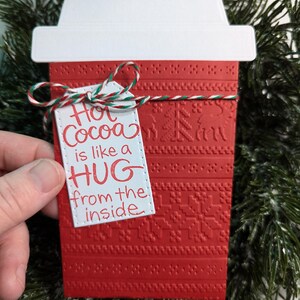 Gift Card Holder, Hot Cocoa Gift Card Holder, Handmade Holiday Card - Etsy