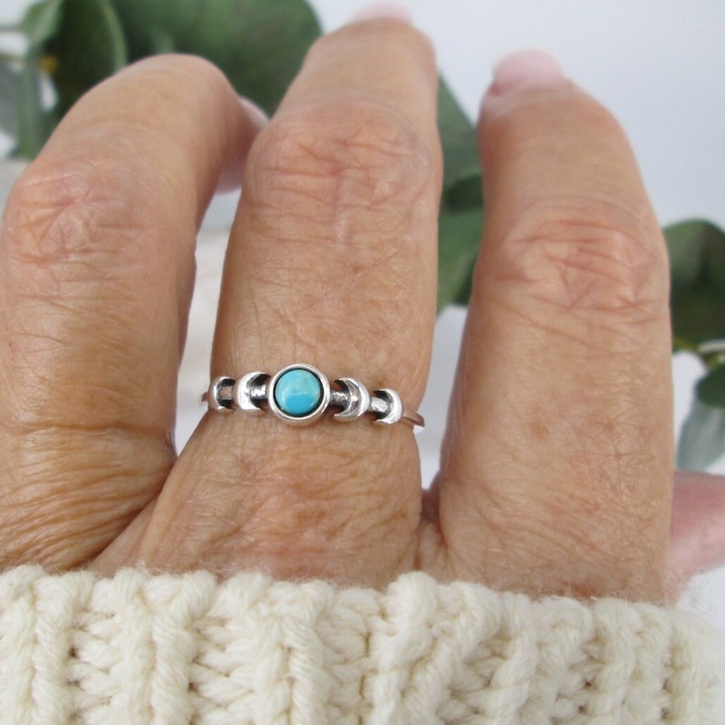 Turquoise Moon - Etsy