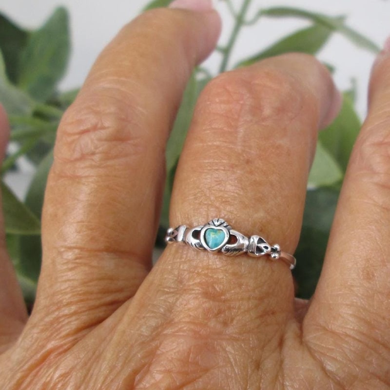 Celtic Claddagh Ring - Etsy