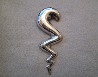 Silver brooch pin | Etsy