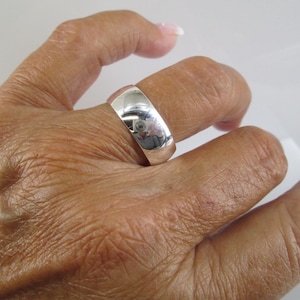 Solid Sterling Silver Bands>heavier Weight>narrow Band,wide Band,925 ...