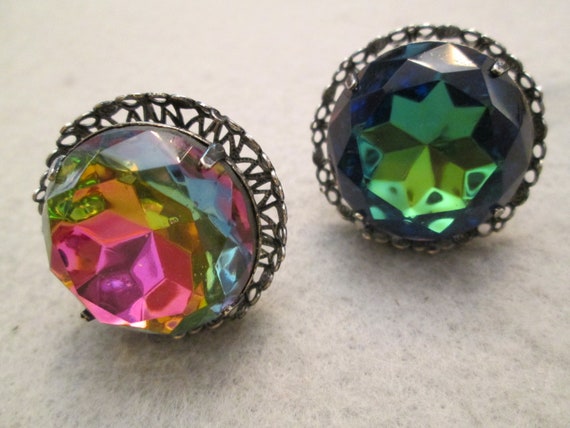 Prism Ring>Vintage 70's Prism Ring,Giant Prism Ring,A… - Gem