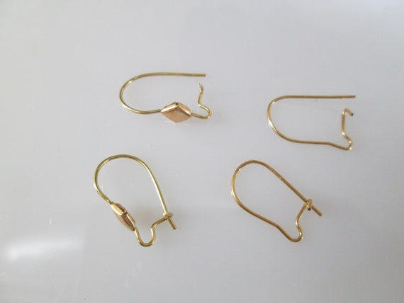 14k gold ear wires store