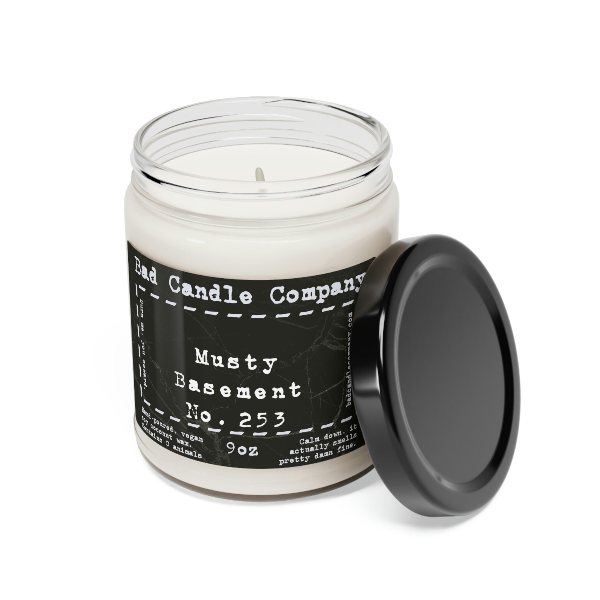 Bad Candle Company No. 253 Musty Basement, 9oz - Etsy
