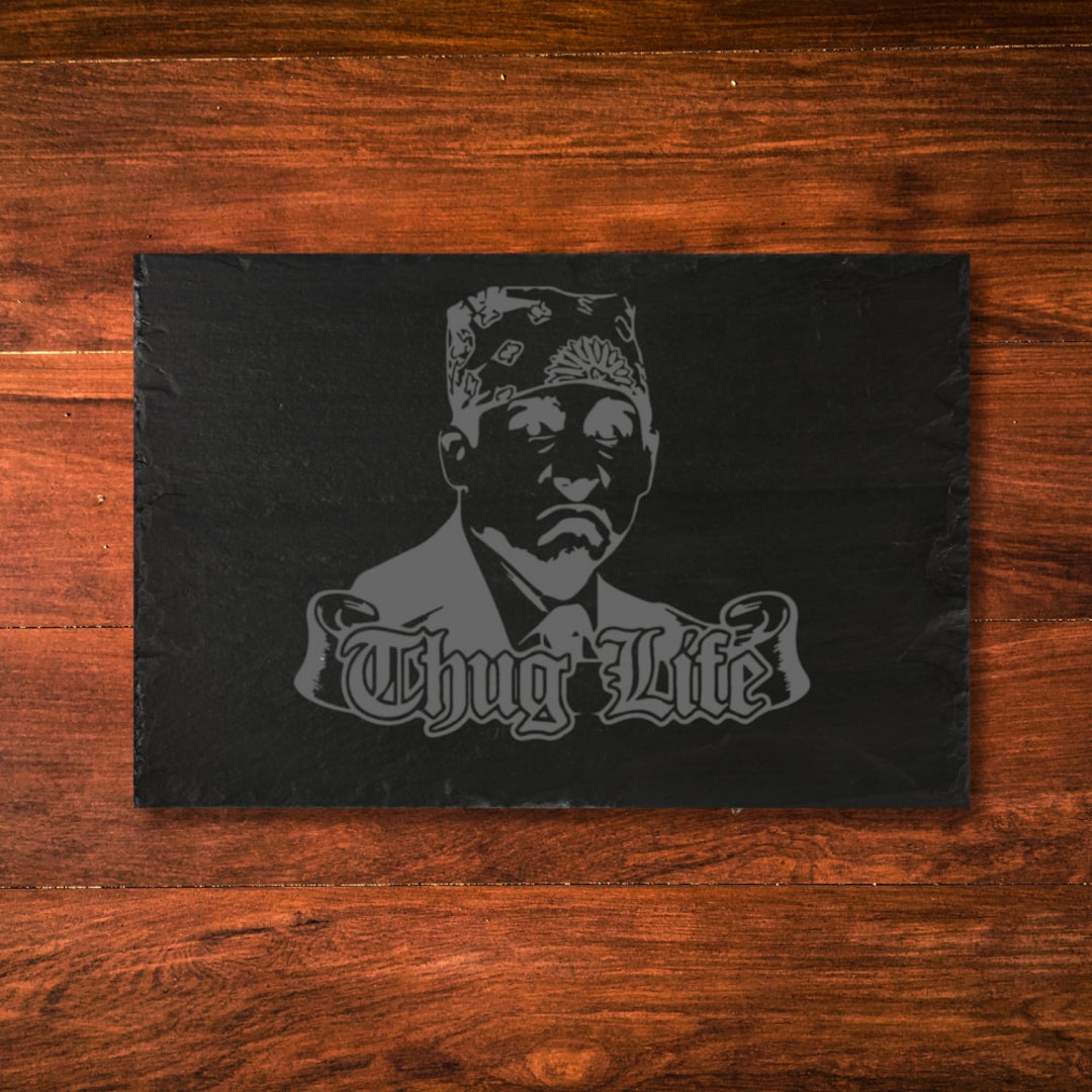 Prison Mike 'thug Life' 8x12 Slate Cutting Board/charcuterie Board A ...