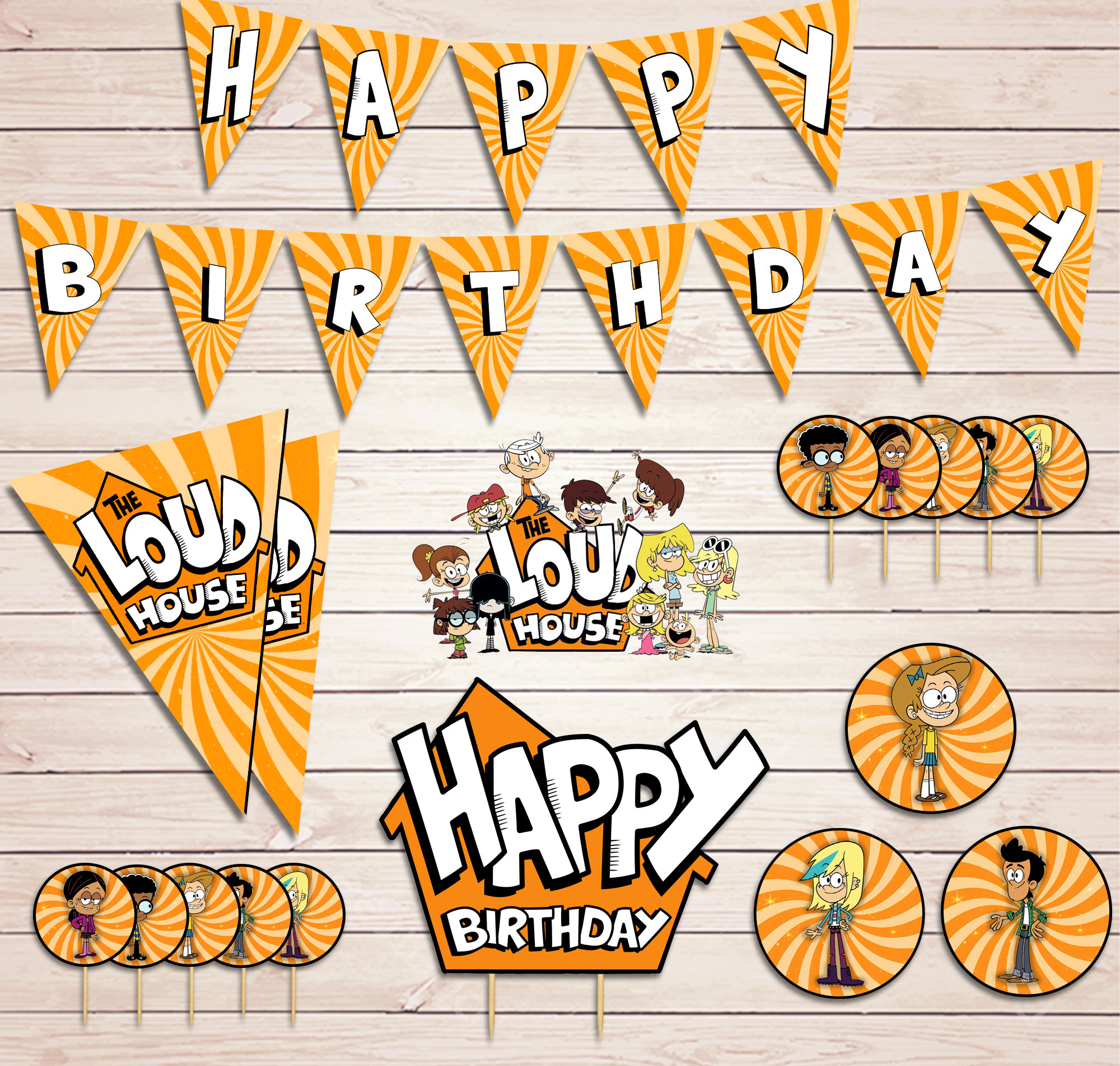 El Kit De Fiesta De Loud House - Etsy