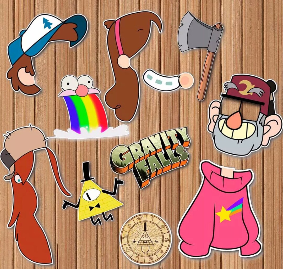Gravity Falls Photo Props, Birthday, Party - Etsy